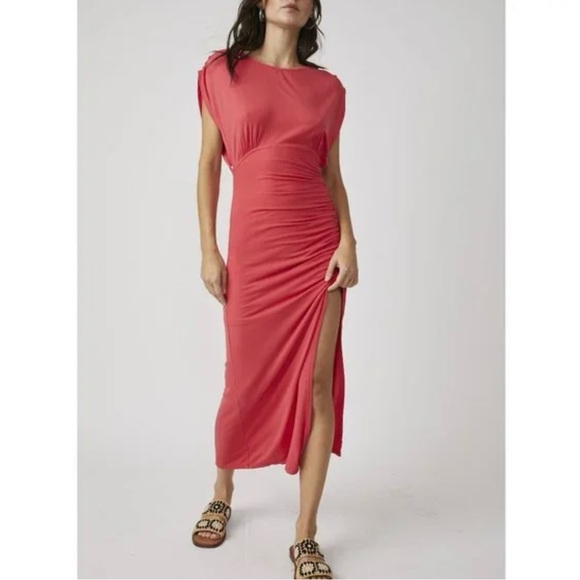 Free People | Dresses | Free People Lakeside Solid Midi Dress | Poshmark